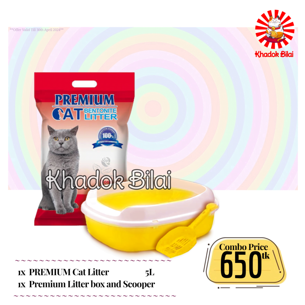 Bentonite Litter-Set Combo - Khadok Bilai