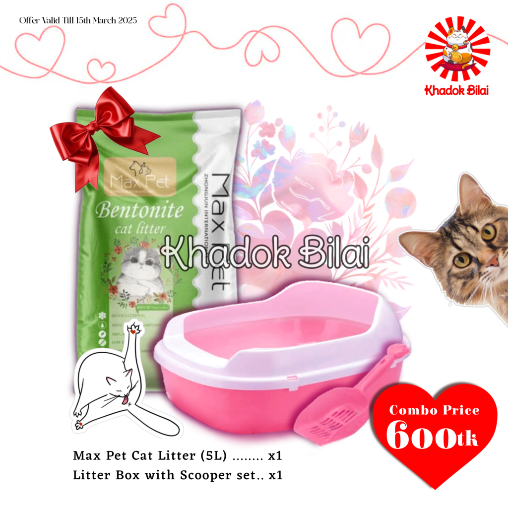 Bentonite 5L Litter-Set Combo - Khadok Bilai