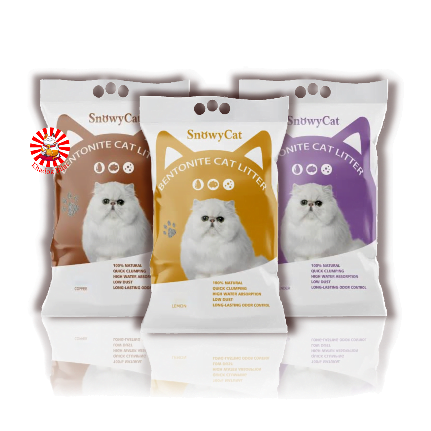 SnowyCat Bentonite Cat Litter - Khadok Bilai