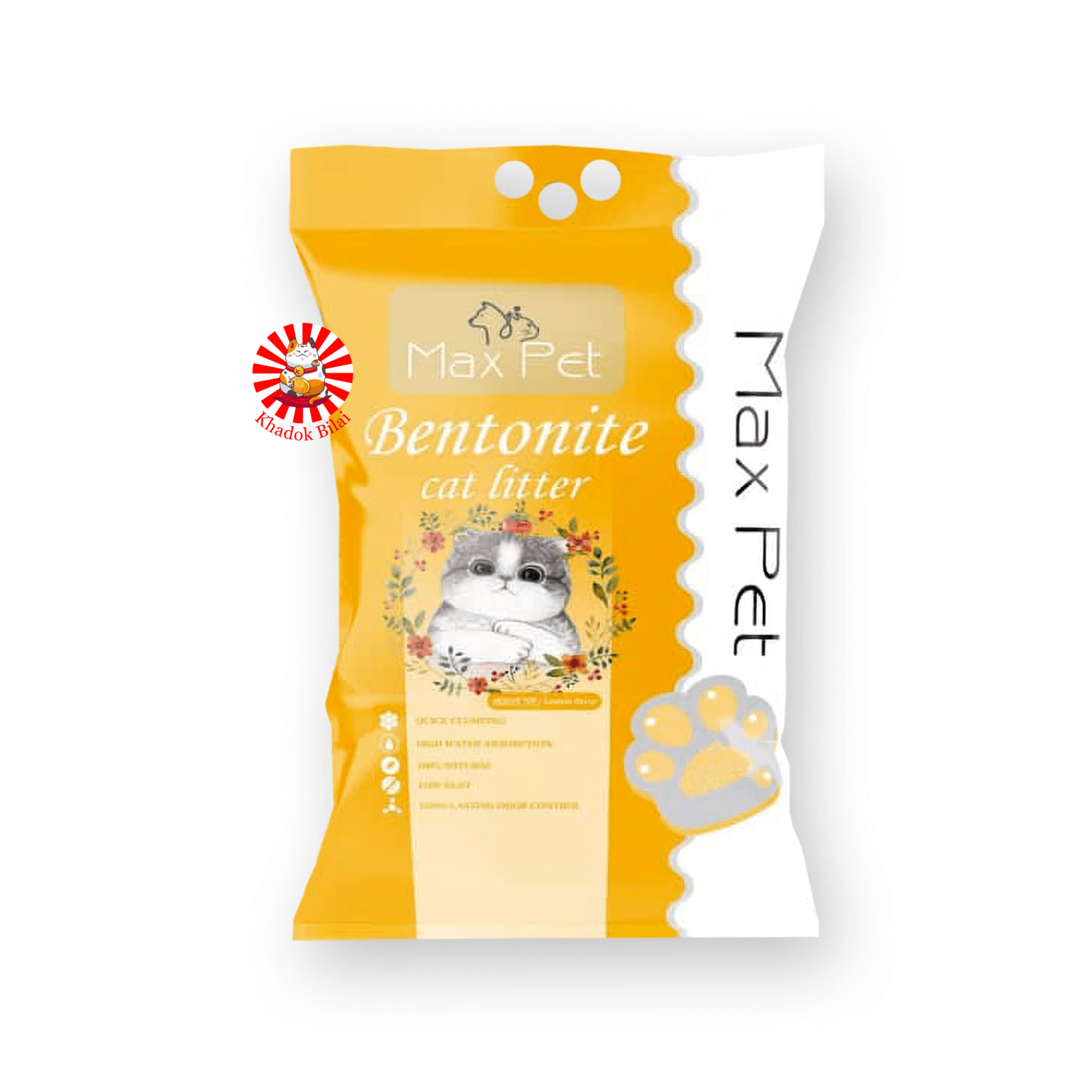 MaxPet Bentonite Cat Litter - Khadok Bilai